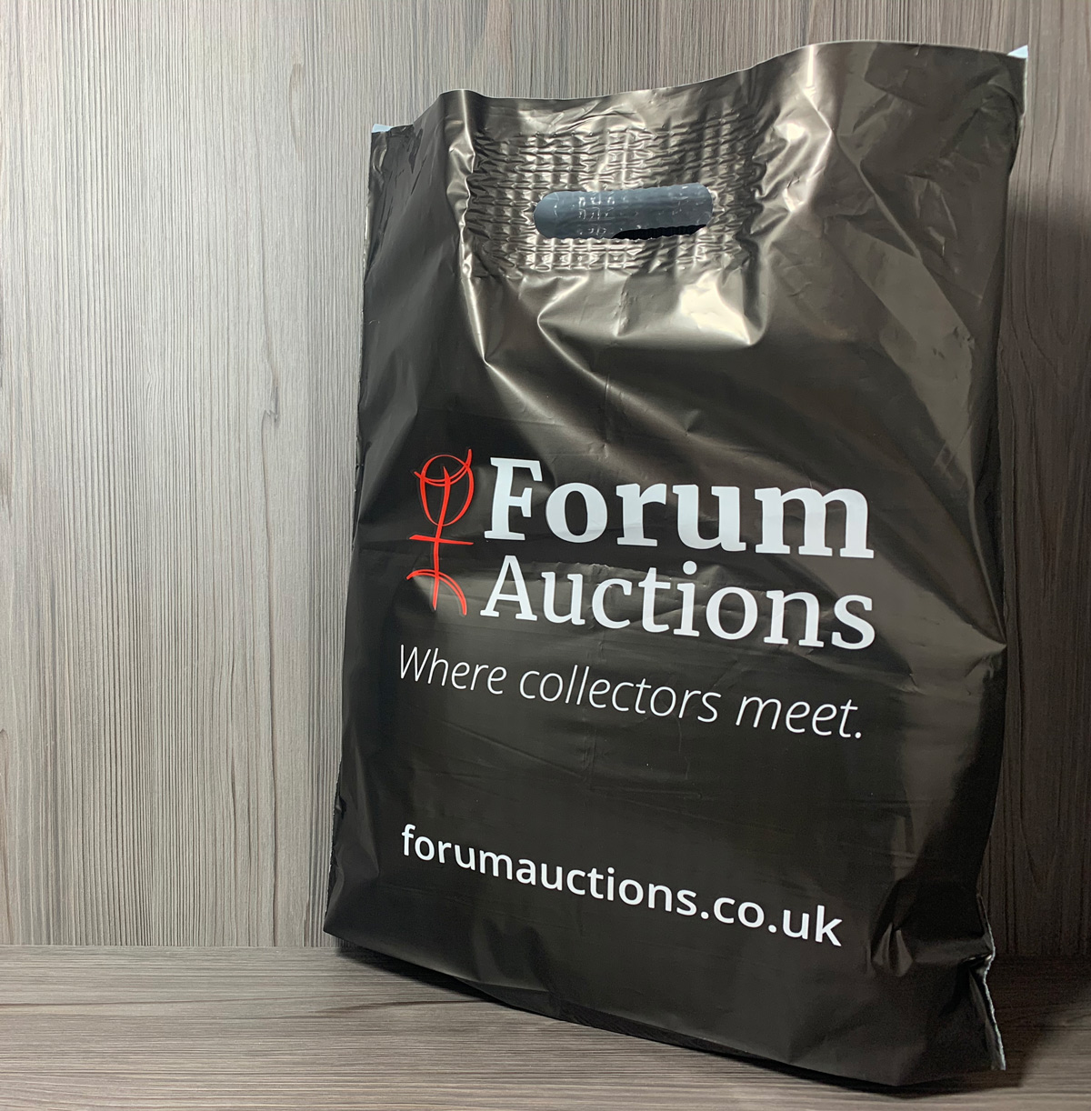 Printed Patch Handle Polythene Carrier Bags