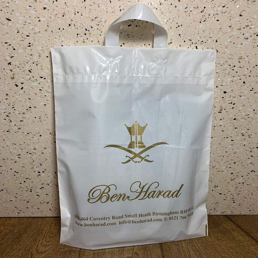 Printed Flexiloop Polythene Bags | The Ideal Bag For Life